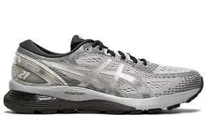 Asics Gel-nimbus 21 Platinum Running Shoes - Grey