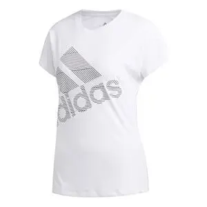 Adidas Short Sleeve Crewneck T-shirt With Graphic Logo