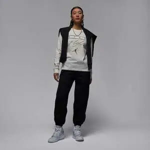 JORDAN Long-sleeve Graphic T-shirt - Sail/black