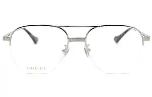 Gucci Series Optical Metallic Aviator Eyeglasses