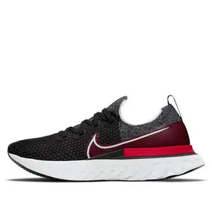 Nike Nike React Infinity Run Flyknit Athletic Sneakers Black/red