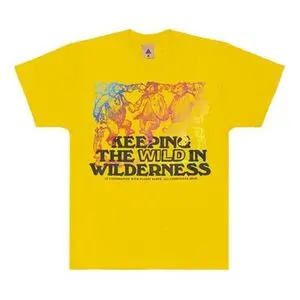 Nike X Alphabet Printing Athleisure Casual Sports Short Sleeve - Yellow