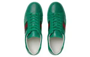 Gucci Ace Gg Crystal Canvas Sneakers - Green
