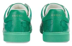 Gucci Ace Gg Crystal Canvas Sneakers - Green