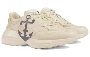 Gucci Rhyton Series Printed Sneakers - White
