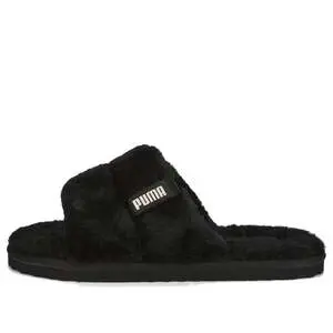 PUMA Fluff Solo Slippers - Black