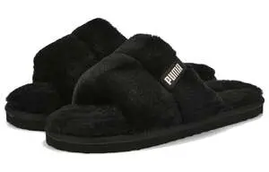 PUMA Fluff Solo Slippers - Black