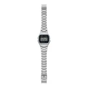 Casio Vintage Stainless Steel Band Watch With Led Light