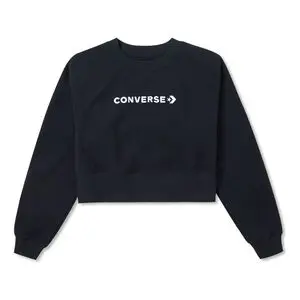 CONVERSE Wordmark Fleece Crew Top