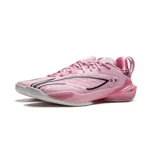 LI-NING Speed "pink Double Boom" Athletic Sneakers - Pink/black/white