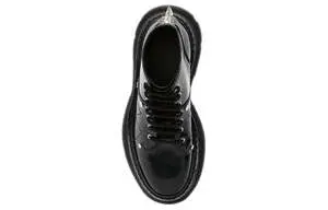 Alexander McQueen Leather Studded Ankle Boots