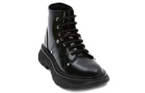 Alexander McQueen Leather Studded Ankle Boots
