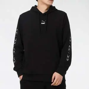 PUMA Graphic Hoodie - Black/white