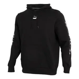 PUMA Graphic Hoodie - Black/white