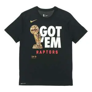 Nike Toronto Raptors Short Sleeve T-shirt - Black