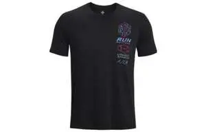 Under Armour Run Anywhere T-shirt 'black Multi