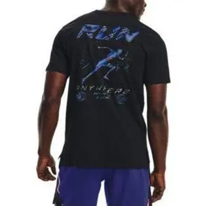Under Armour Run Anywhere T-shirt 'black Multi