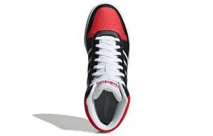 Adidas Hoops 2.0 Mid Sneakers - Black/red