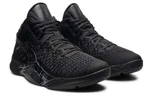 Asics High Top Lace-up Athletic Sneakers - Black