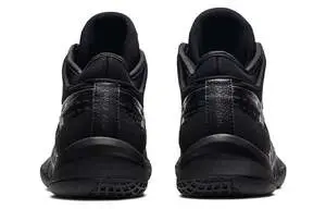 Asics High Top Lace-up Athletic Sneakers - Black