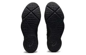 Asics High Top Lace-up Athletic Sneakers - Black