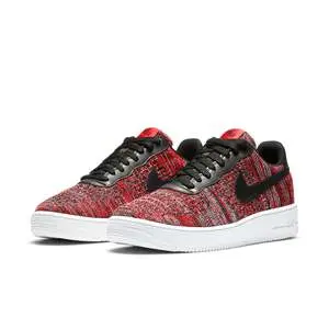 Nike Force 1 Flyknit 2.0 Sneakers - Black/red