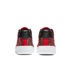 Nike Force 1 Flyknit 2.0 Sneakers - Black/red