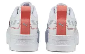 PUMA Mayze Pierced White Multi Sneakers - White/red
