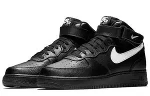 Nike Force 1 Mid '07 Sneakers - Black