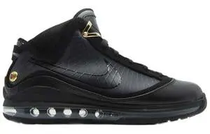 Nike Max Lebron 7 High Top Sneakers - Black