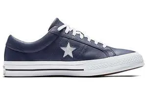 CONVERSE One Star Perforated Leather Low Top - Blue