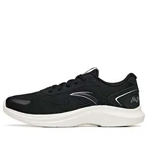 ANTA Running Series Knit Sneakers - Black/white