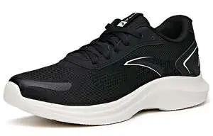 ANTA Running Series Knit Sneakers - Black/white
