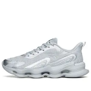 ANTA Silver Grey" Athletic Sneakers - Silver/grey
