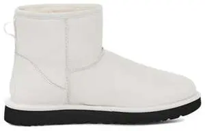 UGG Classic Mini Side Logo Boot - White