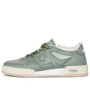 Fendi Match Low Top Mesh Sneakers - Green