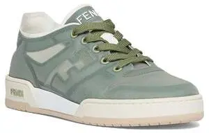 Fendi Match Low Top Mesh Sneakers - Green