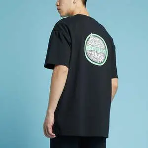 CONVERSE Logo Printing Round Neck Short Sleeve - Black