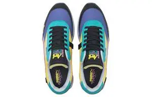 PUMA Future Rider "solar Power" Sneakers - Black/green/pink