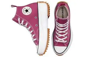 CONVERSE Run Star Hike High Top Sneakers - Pink/red/white