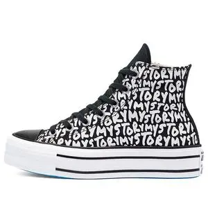 Converse Black Platforms