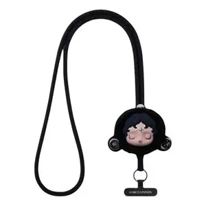 POP MART Skullpanda "starry Night Eyes" Cell Phone Lanyard - Multi-color