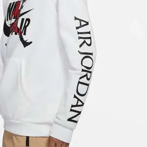 JORDAN Air Alphabet Logo Pullover Fleece Hoodie