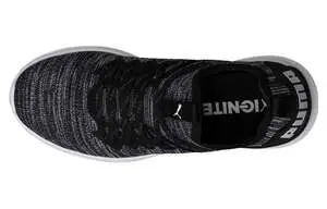 PUMA Ignite Flash Evoknit Low Running Shoes - Black/gray