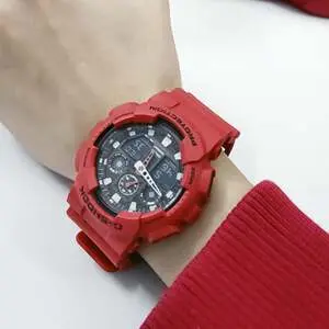 Casio G-shock Analog-digital Watch - Red
