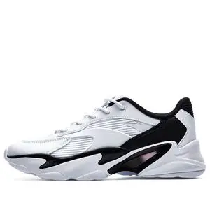 ANTA ANTA Low Top Lace-Up Sneakers White/black