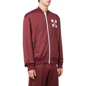 Off-White Fw22 Arrow Pattern Zipper Jacket