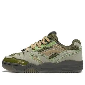 LI-NING Li-Ning "Moon White Dream Catching" Sneakers Green/tan
