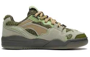 LI-NING Moon White Dream Catching" Sneakers - Green/tan