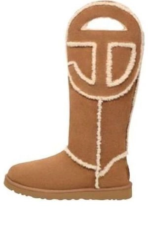 UGG X Telfar Logo Tall Boots - Chestnut